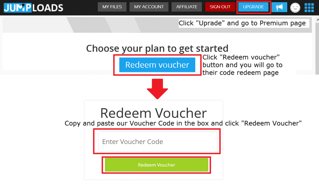 JumpLoads Voucher Code – How To – Euro Code Shop